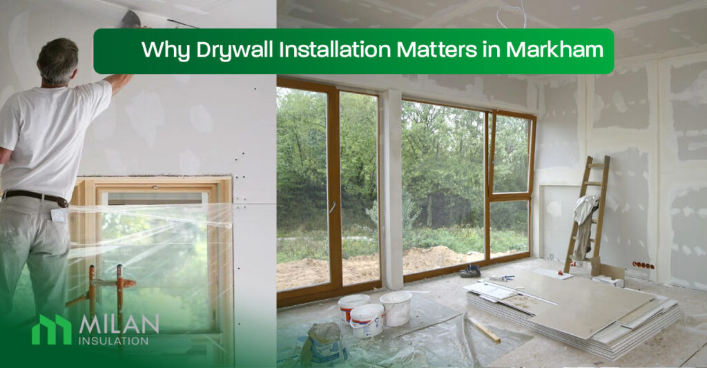 Drywall Installation in Markham | Milan Insulation